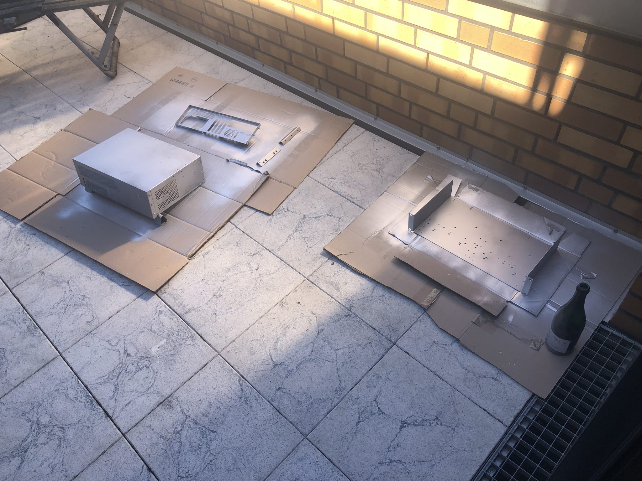 Custom painted Unifi Network & Server Rack in IKEA Besta shelf ...