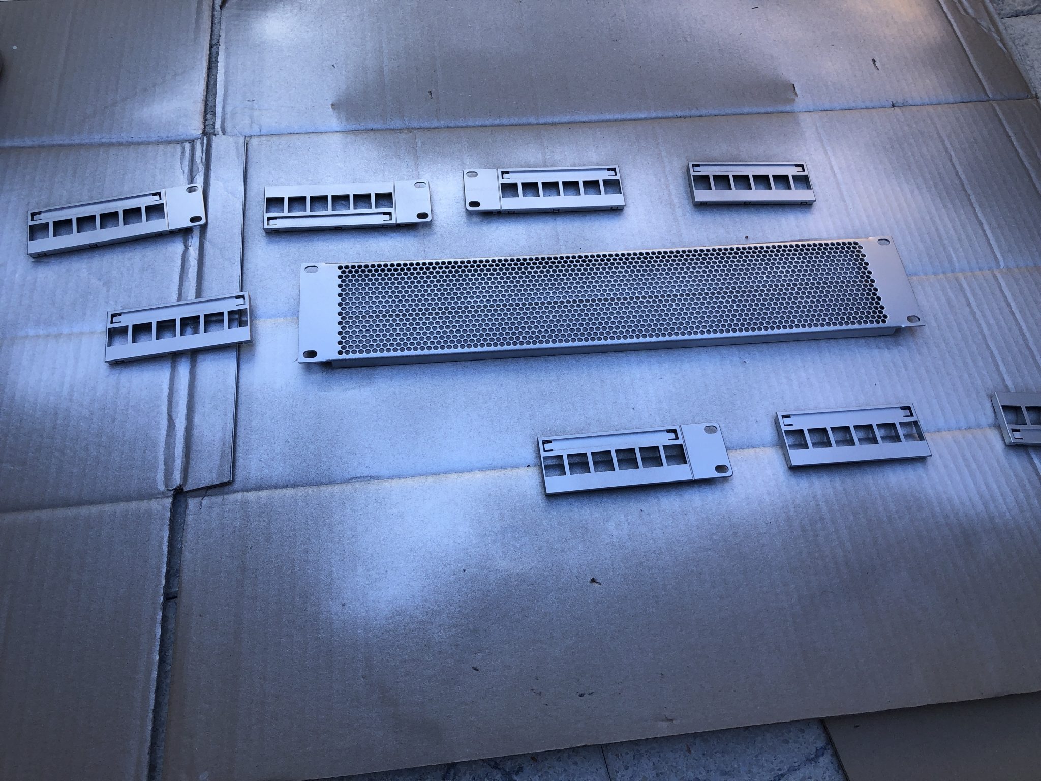 Custom painted Unifi Network & Server Rack in IKEA Besta shelf ...