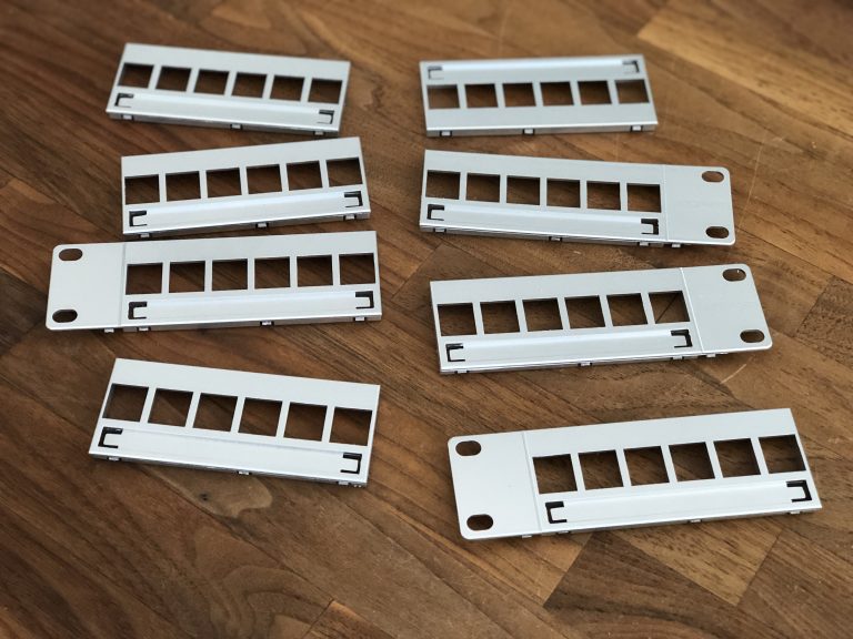 Custom painted Unifi Network & Server Rack in IKEA Besta shelf ...