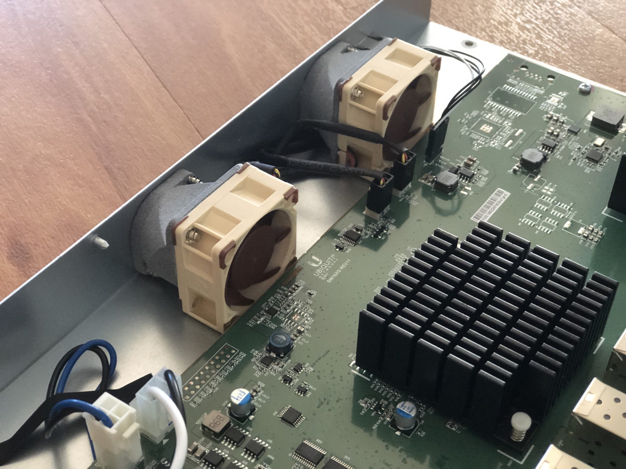 Custom painted Unifi Network & Server Rack in IKEA Besta shelf ...