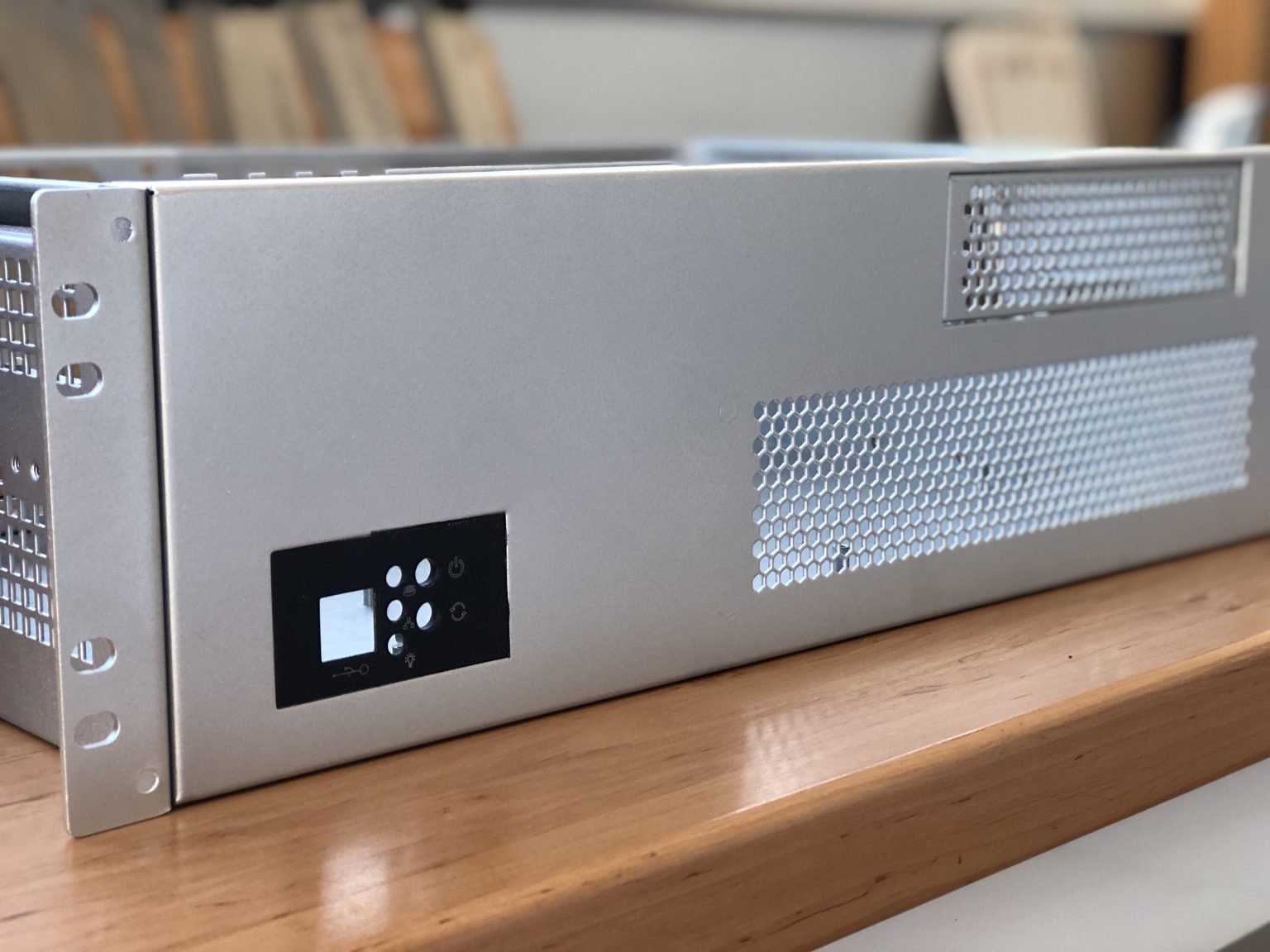 Custom painted Unifi Network & Server Rack in IKEA Besta shelf ...